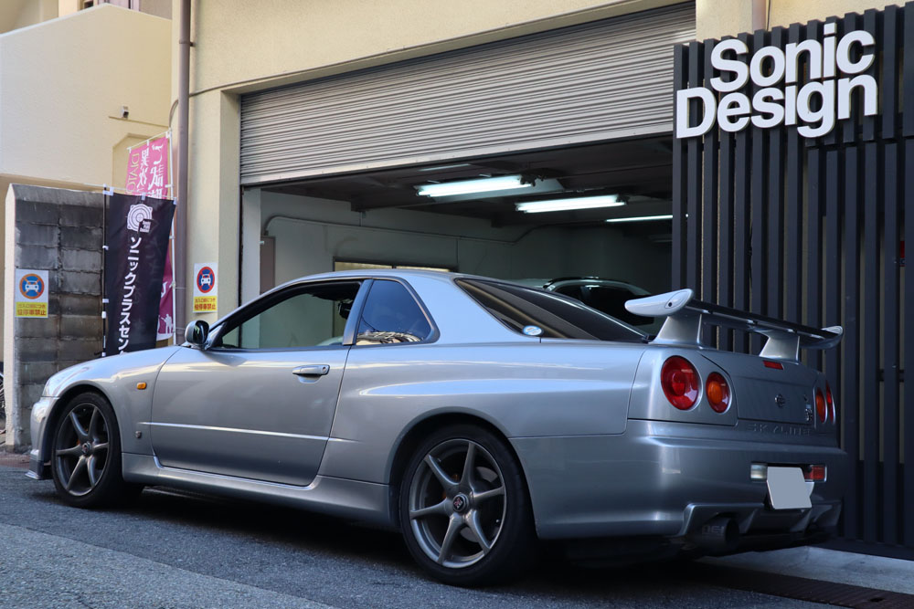 BNR34型GTR－NISMOのバッテリーを大容量化しました | カーオーディオ専門店 | ソニックプラスセンター神戸