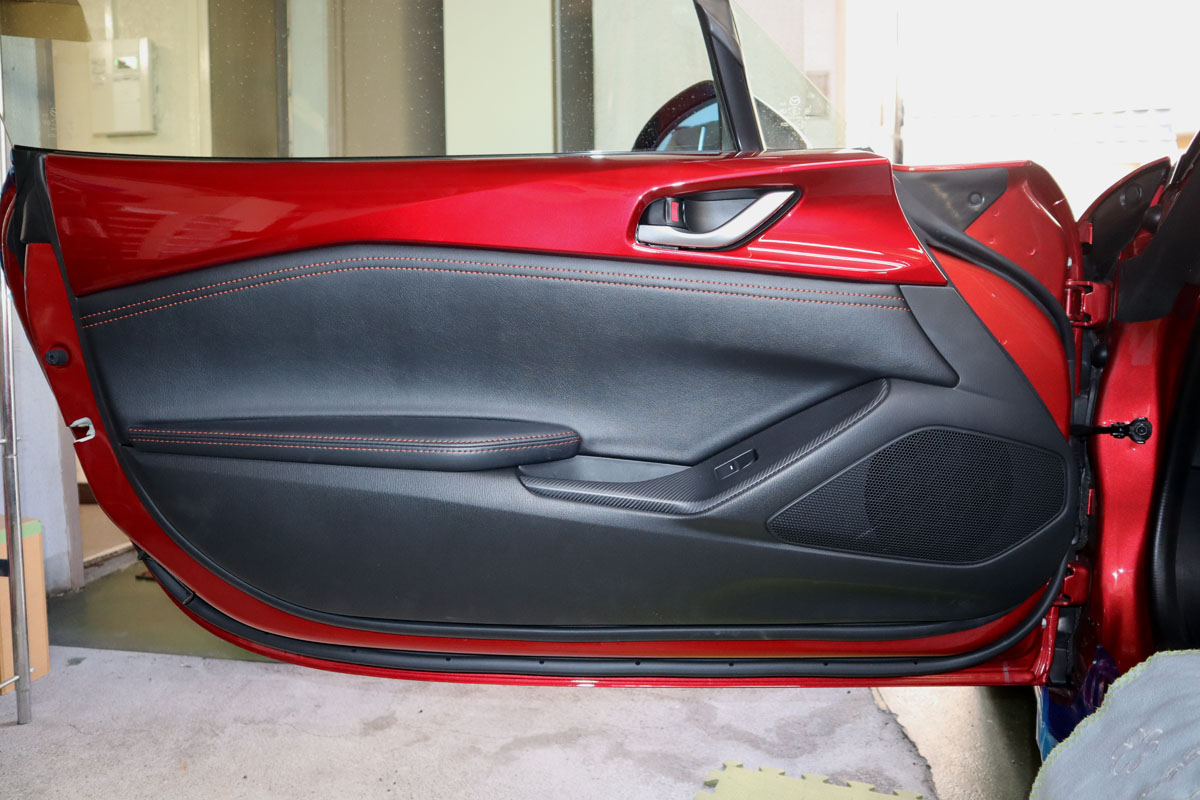 マツダ・ロードスター（ND型）に走りを犠牲にしないスピーカー「SonicPLUS」を取付しました | カーオーディオ専門店 | ソニックプラスセンター神戸